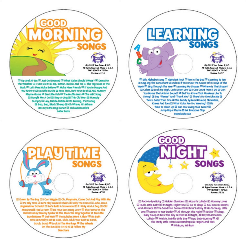 Sing, Learn & Play [Audio CD, 4-Disc Set, Twin Sisters® Productions ...