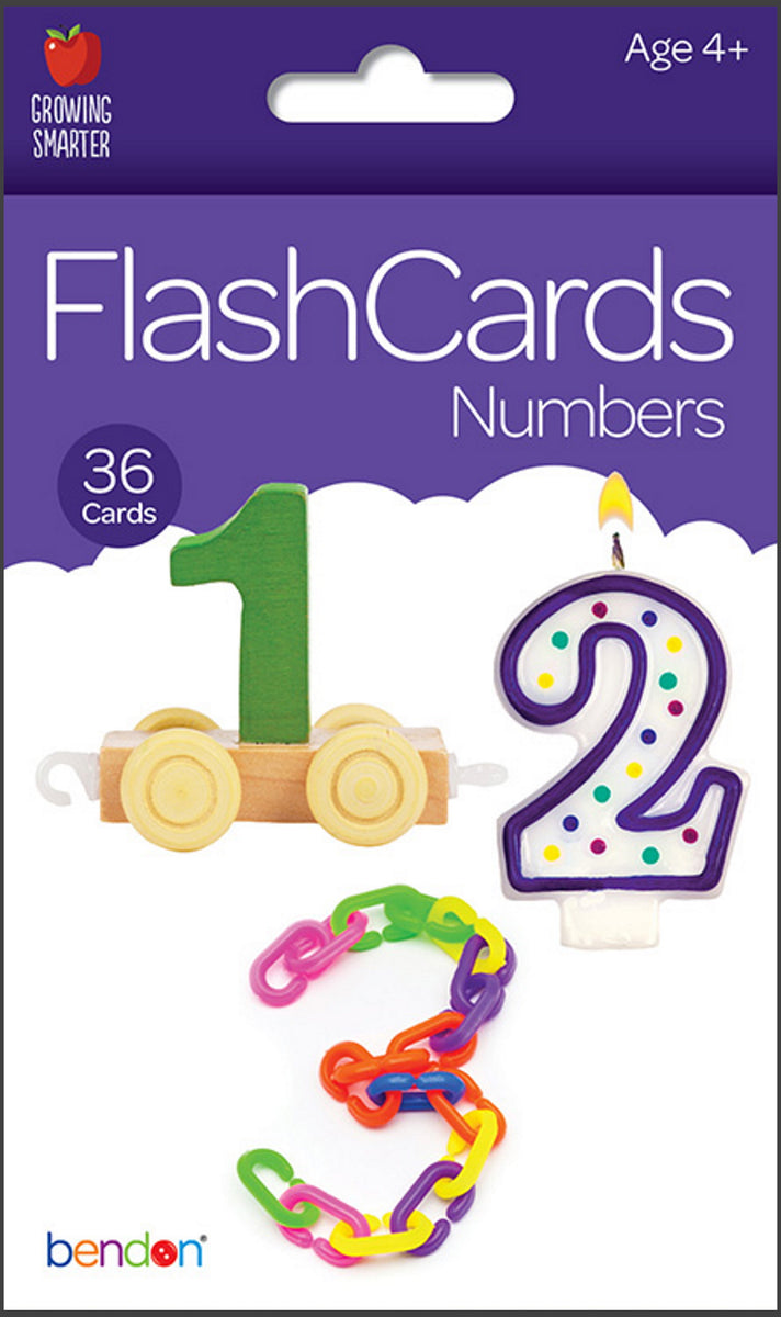 Numbers [36-Count Flash Cards, Bendon®, ©2017] (Ages 4+) – KaleidoQuest