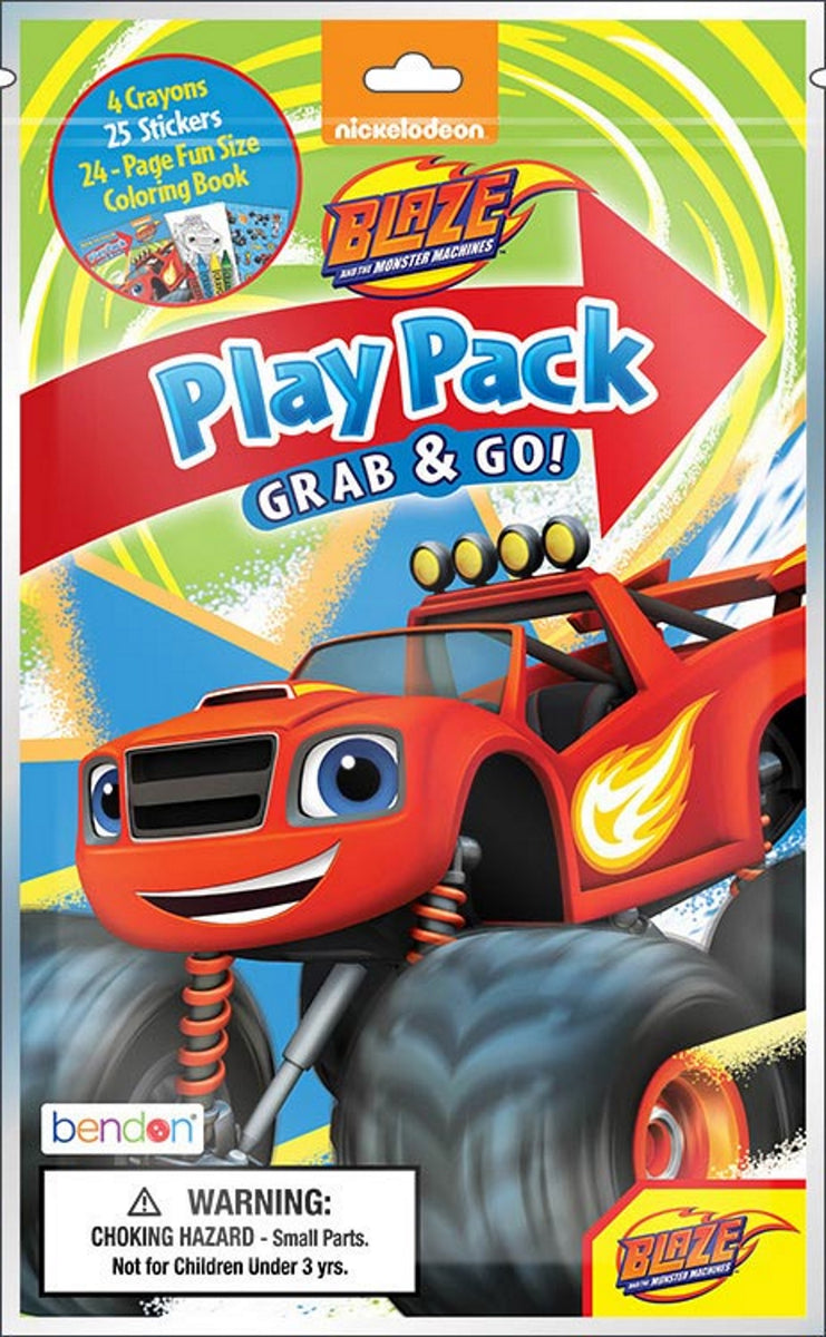 Blaze & The Monster Machines Grab & Go Play Packs (Pack of 12 ...