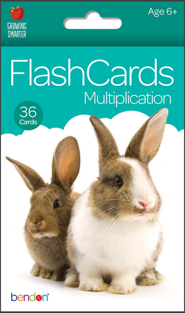 Multiplication [36-Count Flash Cards, Bendon®, ©2017] (Ages 6 ...